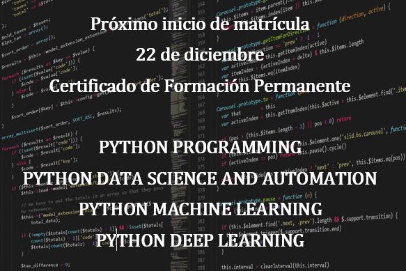FORMACIÓN PERMANENTE. Servicio de Gestión de Estudios » Certificado de ...